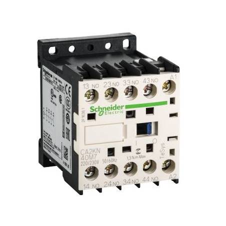 CONTACTOR AUXILIAR K 4NA 220V 50/60HZ - CA2KN40M7