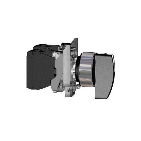 Selectora de 2 Posiciones Fijas con retención, metálica, 1NA, Maneta ...