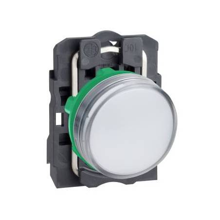 Piloto luminoso, plástico , Blanco, led 24VAC/DC - XB5AVB1